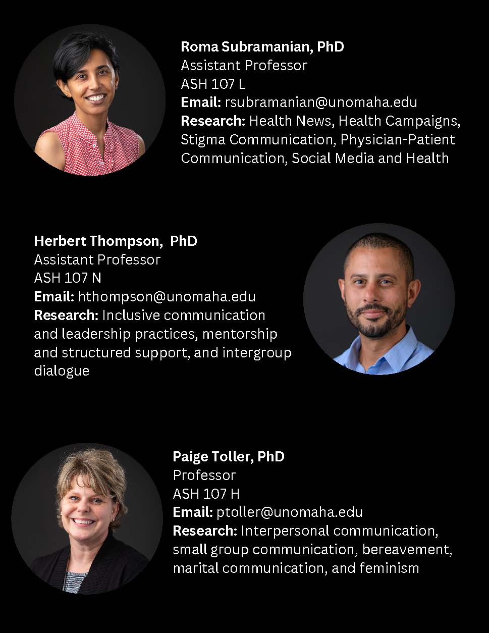 School of Communication Graduate Faculty | School of Communication ...