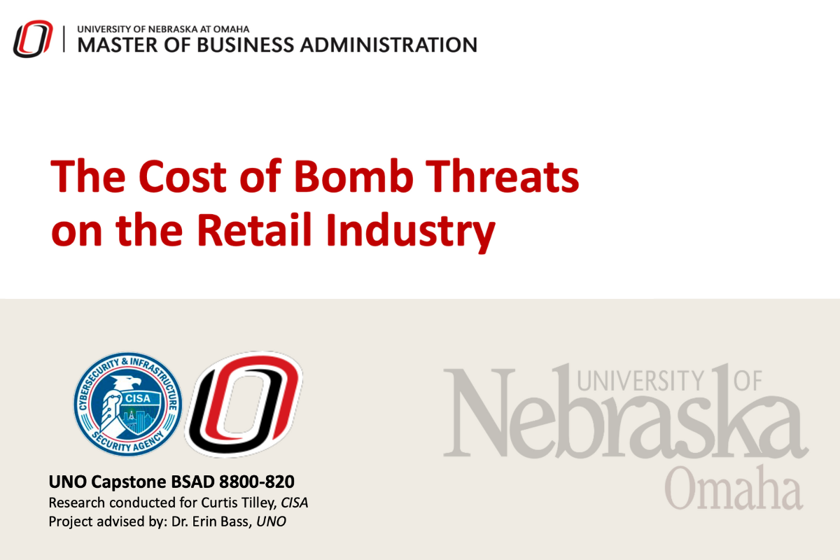 How Much Can Bomb Threats Cost a Business? MBA Students Find Out in ...